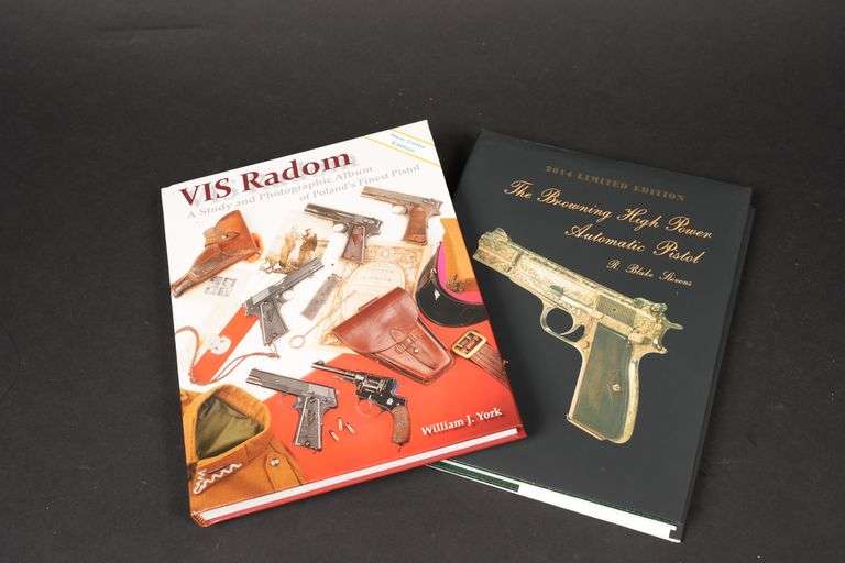Browning Hi-Power/Vis Radom Books (signed) - Montrose Auction, Inc