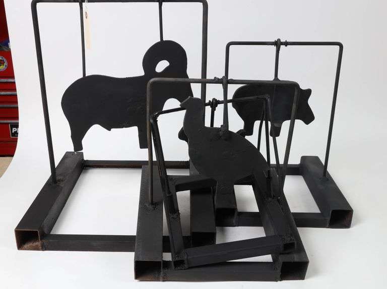 13 Small Steel Targets - Montrose Auction, Inc