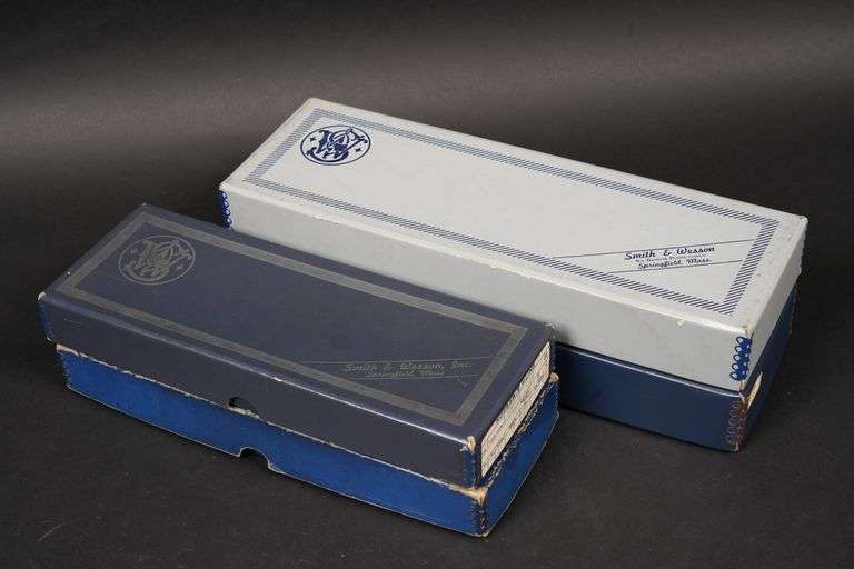4 Smith & Wesson Boxes - Montrose Auction, Inc