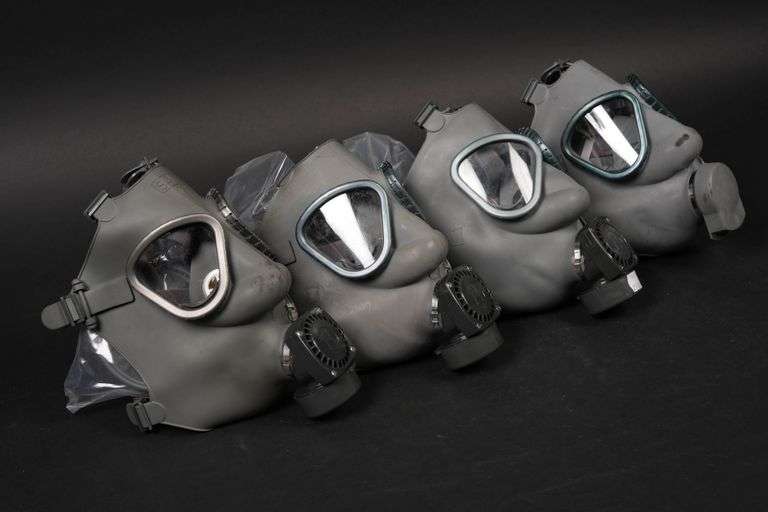 4 Gas Masks - Montrose Auction, Inc
