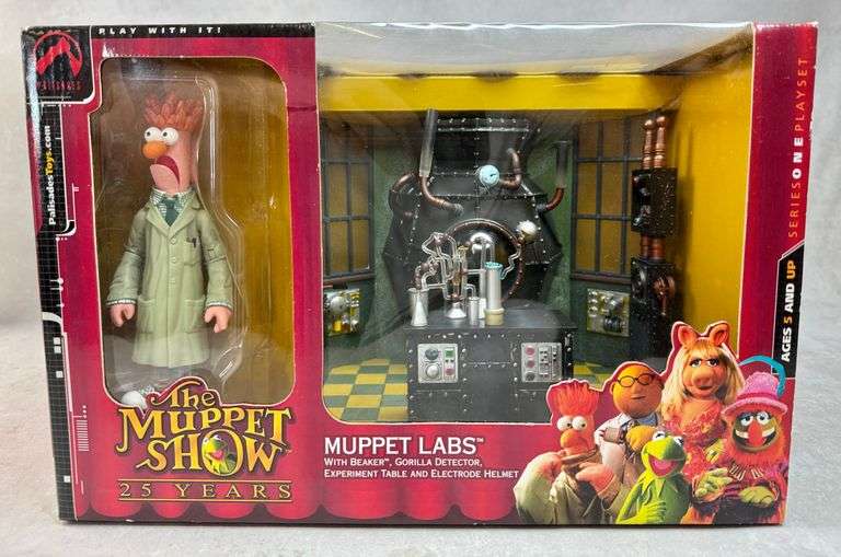 The Muppet Show 25 Years Muppet Labs w/ Beaker Palisades Toys NIB ...