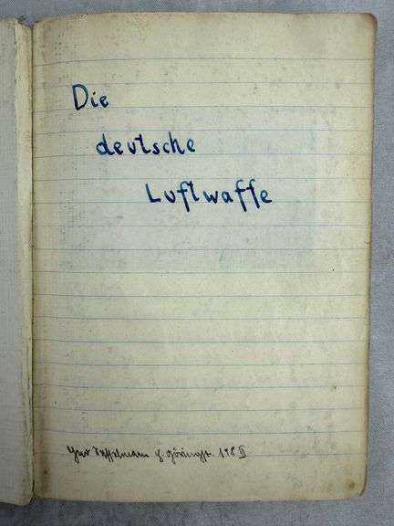 WWII German Air Force Book Die deutsche Luftwaffe - Mantle Auctioneer