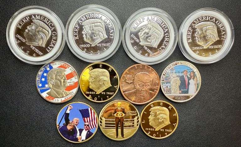 Donald Trump Commemorative Coins - Mantle Auctioneer