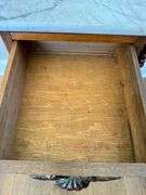 Antique Marble Top Wash Stand with Drying Racks - Mantle Auctioneer