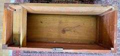 Antique Wood Blanket Chest - Mantle Auctioneer