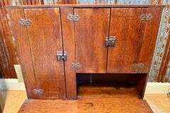 Antique Child's 1-Piece Step Back Cupboard - Mantle Auctioneer