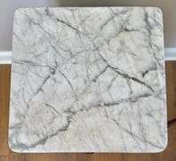 Antique Marble Top Wash Stand with Drying Racks - Mantle Auctioneer