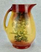 Roseville Pottery Autumn Large Pitcher/Ewer - Mantle Auctioneer