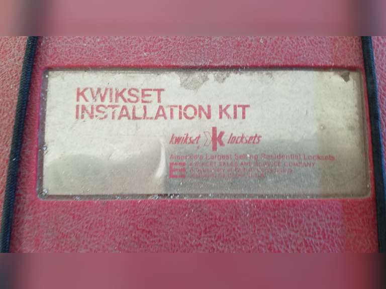 Kwikset Installation Kit - Adam Marshall Land & Auction, LLC