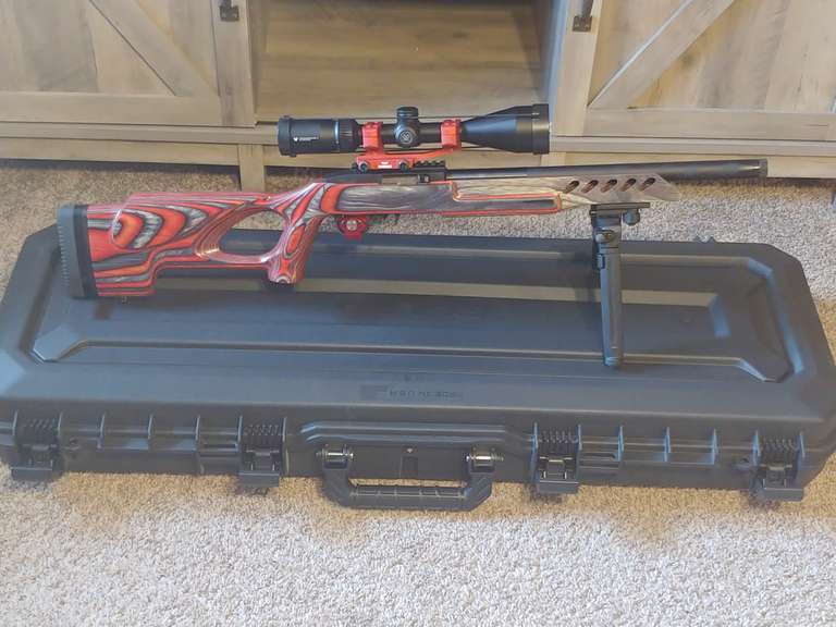 Red 10/22 Ruger lite. (22 rifle) - Adam Marshall Land & Auction, LLC