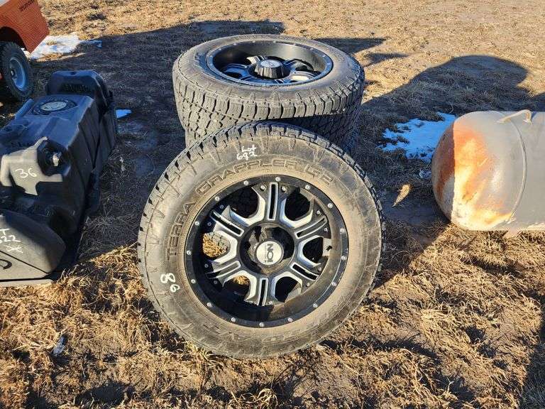 (4) Tires & Rims Chevy 6 Bolt - Adam Marshall Land & Auction, LLC