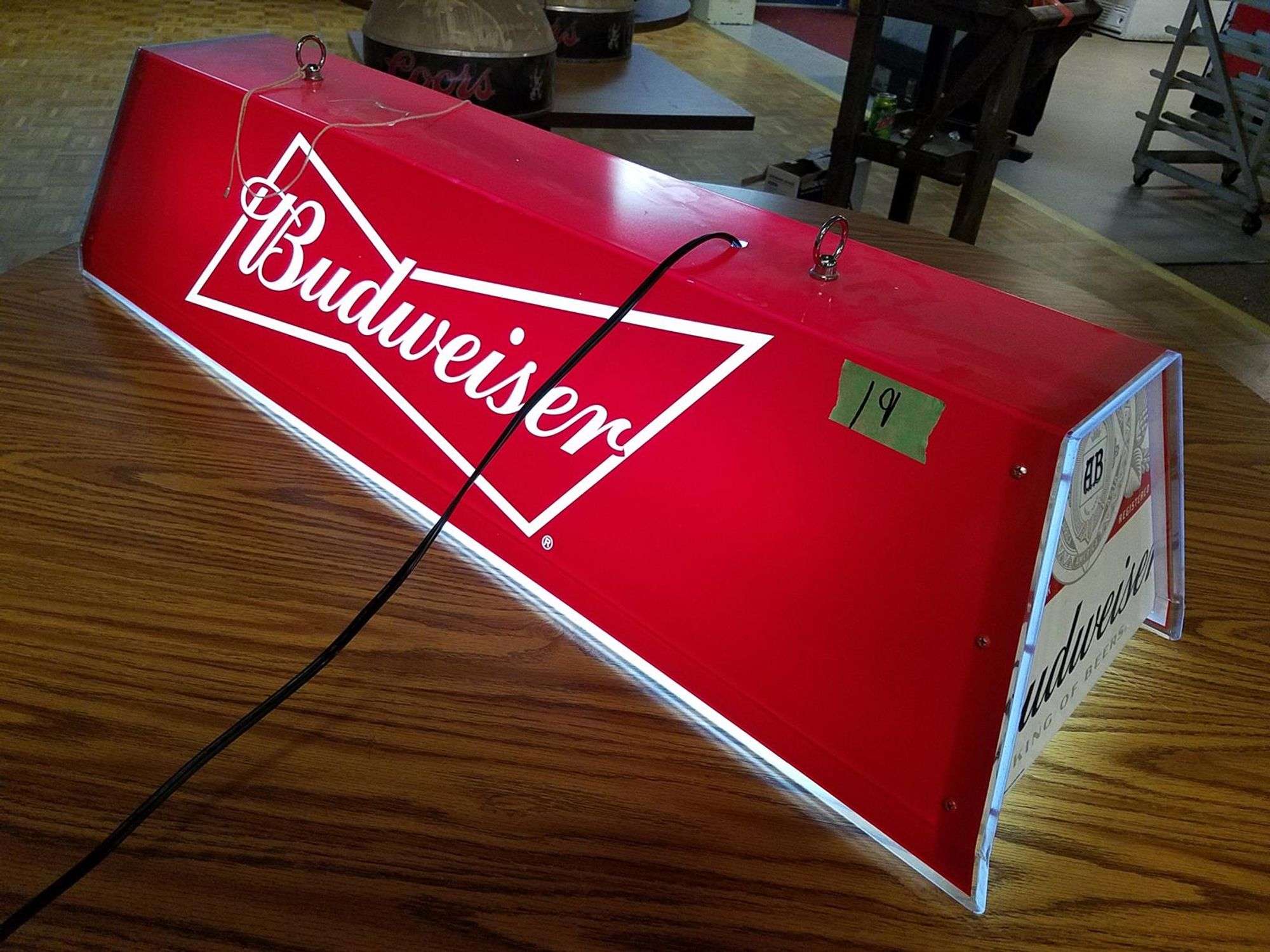 Budweiser Pool Table Lamp