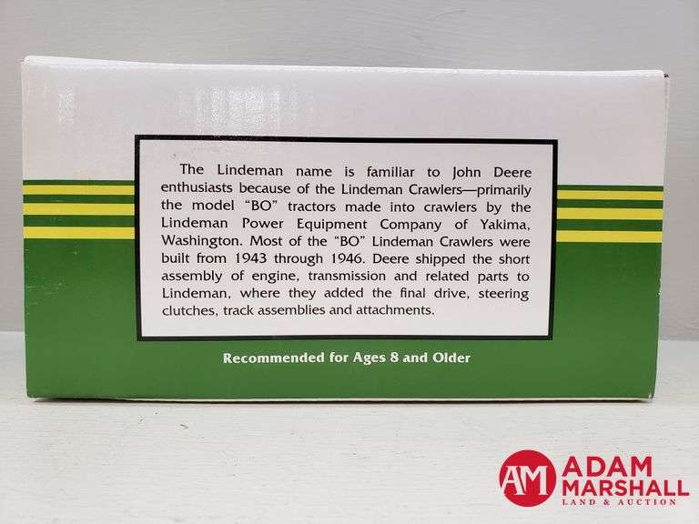 John Deere Lindeman Crawler with Blade 1/16 #JFM-135 - Adam Marshall ...