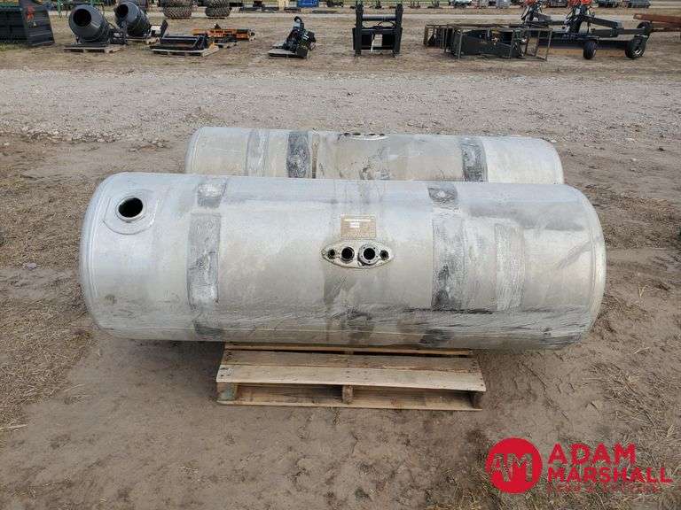 (2) 163 Gallon Semi Fuel Tanks - 6ft L - Adam Marshall Land & Auction, LLC