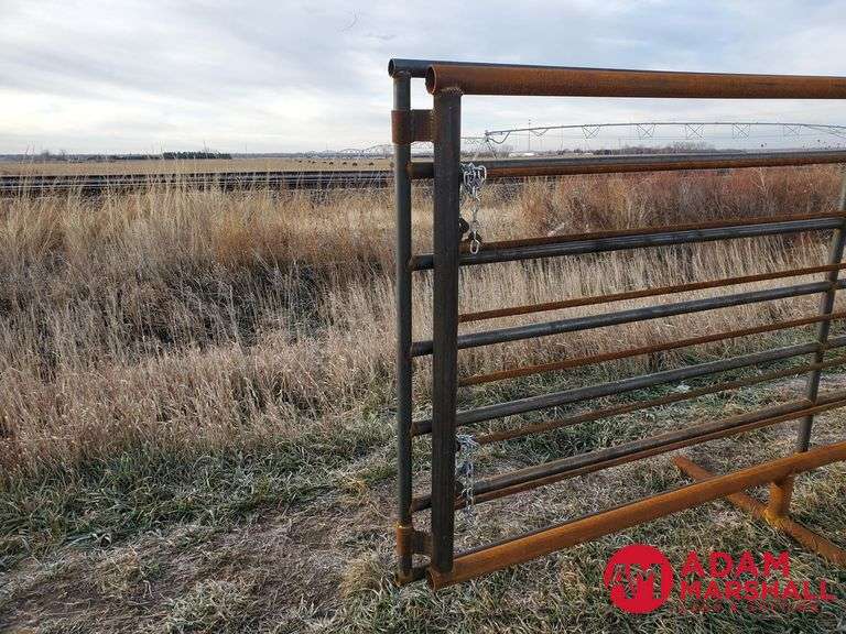 24ft. Free Standing Panel w/ 12FT Gate - Adam Marshall Land & Auction, LLC