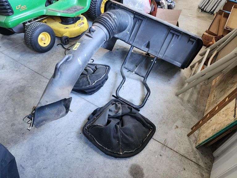 John Deere LT150 Riding Lawn Mower w/ Bagger - Adam Marshall Land ...