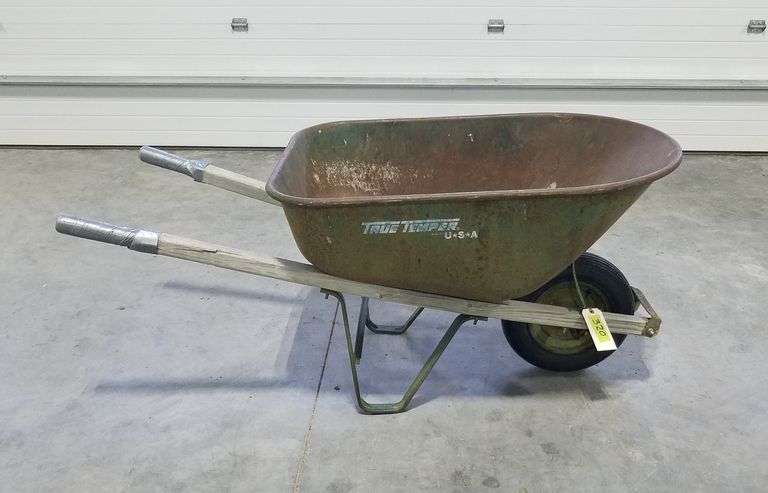 True Temper Wheelbarrow - Adam Marshall Land & Auction, LLC