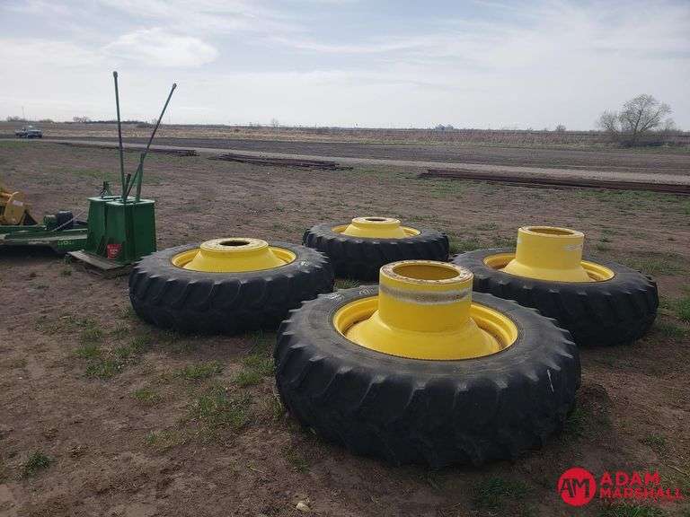 John Deere Combine Duals w/ Mounting Hardware - Adam Marshall Land ...