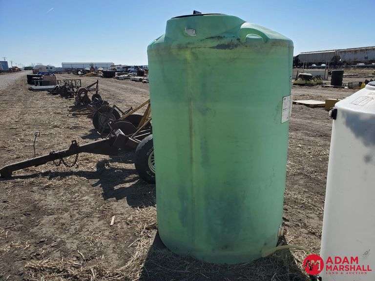 500 Gallon Poly Tank - Adam Marshall Land & Auction, LLC
