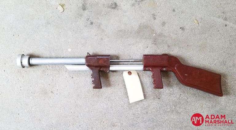 Vintage 1950's Newell Airfire Ping-Pong Ball Toy Sub-Machine Gun ...