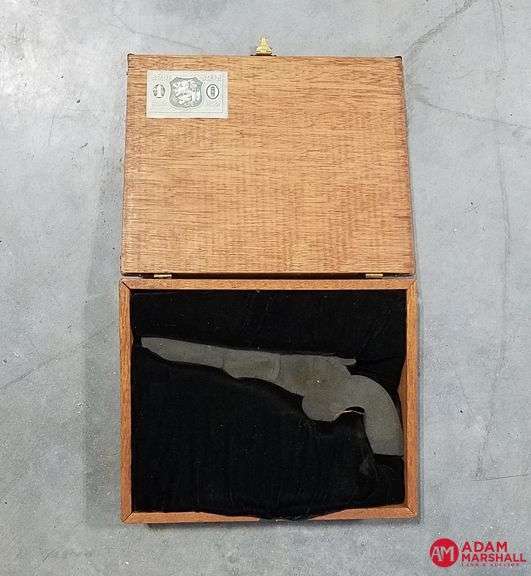 (2) Homemede Colt Wooden Gun Boxes - Adam Marshall Land & Auction, LLC