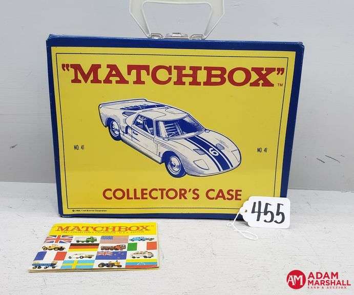 Vintage Matchbox Collector's Case, cars, Matchbox Catalogue 1967 - Adam ...