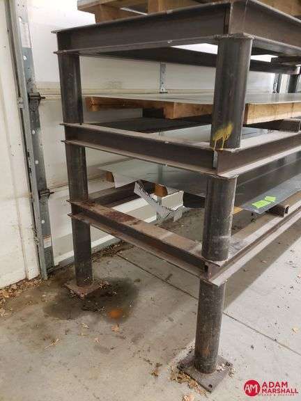Heavy Duty Sheet Metal Rack 141"Lx44"Wx63"H -Rack only - Adam Marshall ...