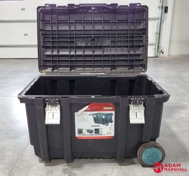 Husky Mobile Job Site Box - Adam Marshall Land & Auction, LLC