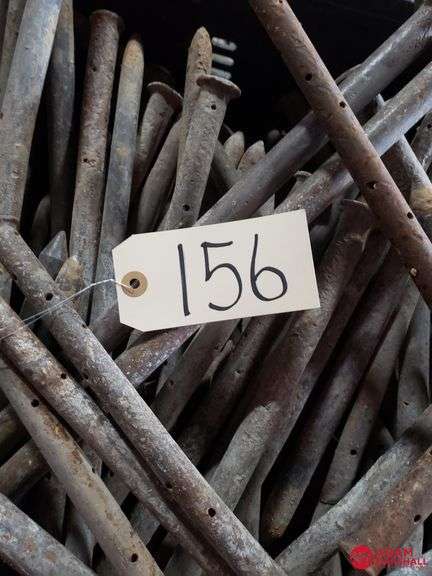 Assorted concrete form pins with storage bin - Adam Marshall Land ...