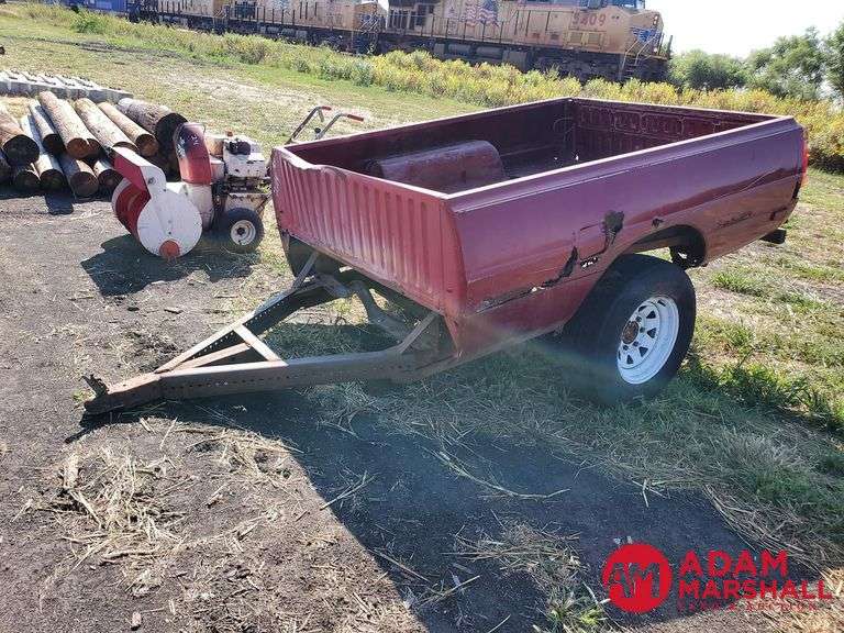 Homemade Pick Up Box Trailer - Adam Marshall Land & Auction, LLC