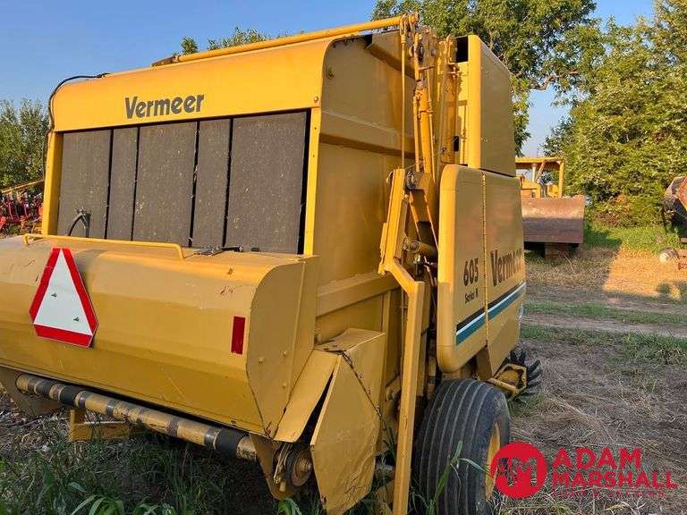 Vermeer 605K Baler - Adam Marshall Land & Auction, LLC