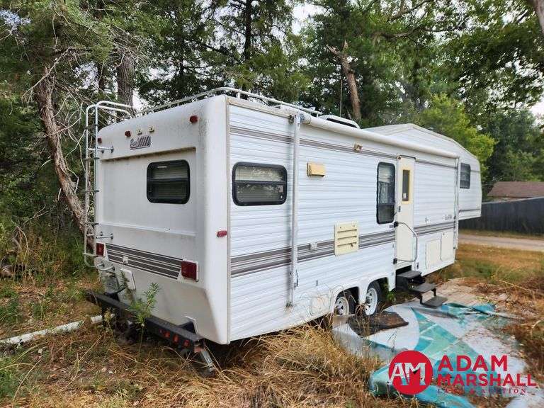 1995 Excel 30FT Fifth Wheel Camper Trailer - Adam Marshall Land ...