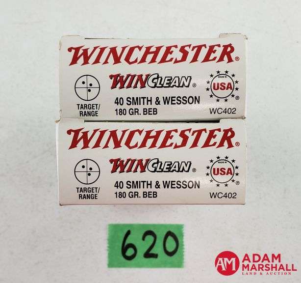 Winchester WinClean Target/Range 40 S&W - 180 Gr BEB (2 X 50) - Adam ...