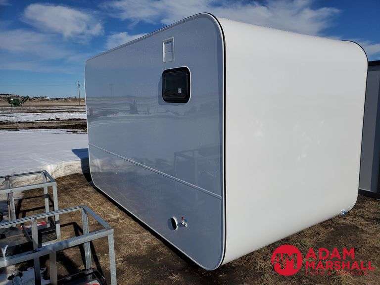 Unused 13FT Prefab Tiny Cube w/ Washroom - Adam Marshall Land & Auction ...