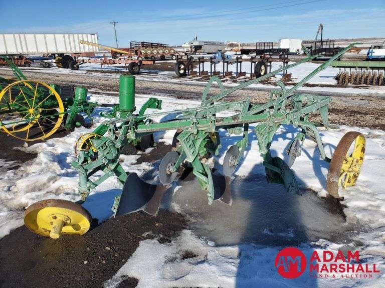 John Deere Three Bottom Plow - Adam Marshall Land & Auction, LLC