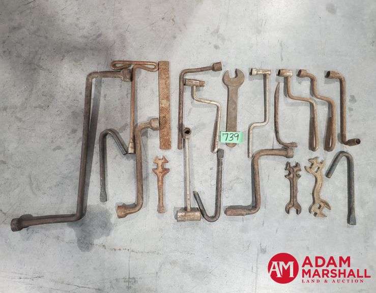 Assortment Vintage Tools to Include Wrenches and More - Adam Marshall Land & Auction, LLC