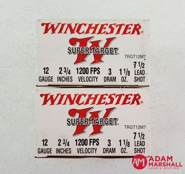 Winchester Super-Target - 12 GA, 2-3/4", 7-1/2 Lead Shot (2 X 25 ...