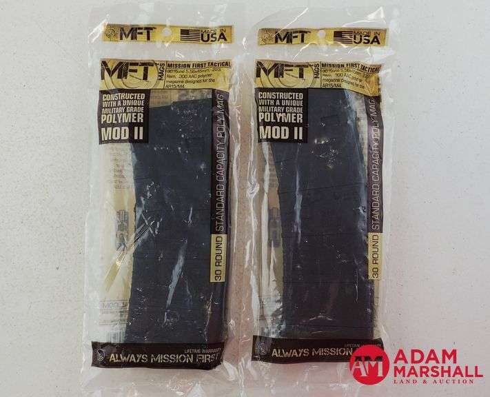 (2) MFT Mod II AR15/M4 30 Rd Poly Magazines - Adam Marshall Land ...
