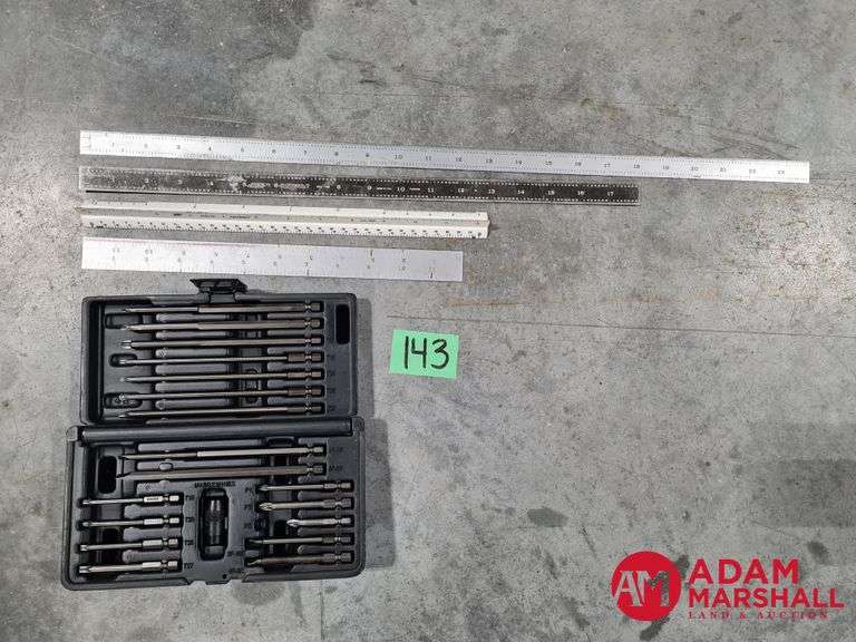 Snap-On SDML19KT 19-Piece Long Bit Set with Hard Case and Measuring ...