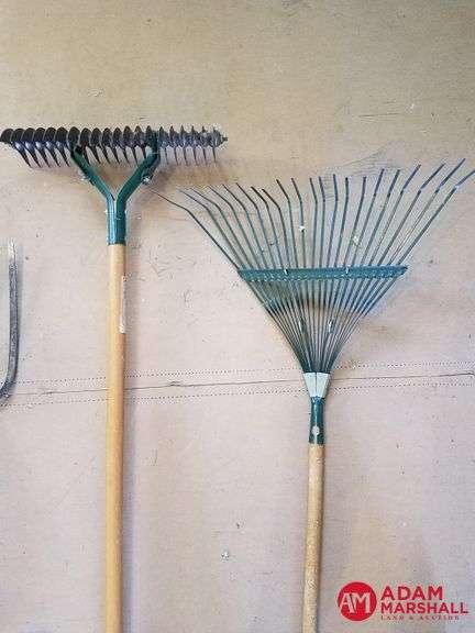 Grain Scoop, Potato Fork, Thatch Rake & Leaf Rake - Adam Marshall Land ...