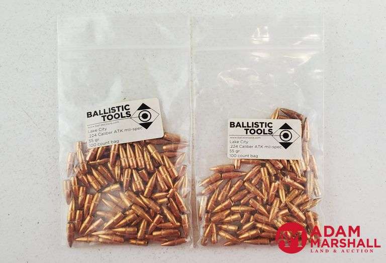 Bullets - Ballistic Tools Lake City .224 Cal ATK Mil-Spec 55 Gr (200 ...
