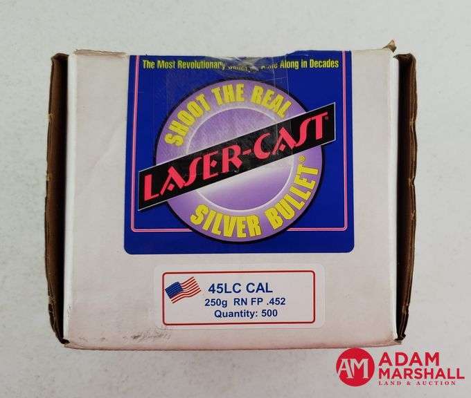 Bullets - Laser-Cast 45 LC 250 Gr .452 (500) - Adam Marshall Land ...