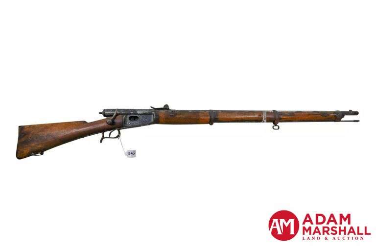 Swiss Military Vetterli M1878/81 Bolt Action Rifle - 41 Swiss - SN ...