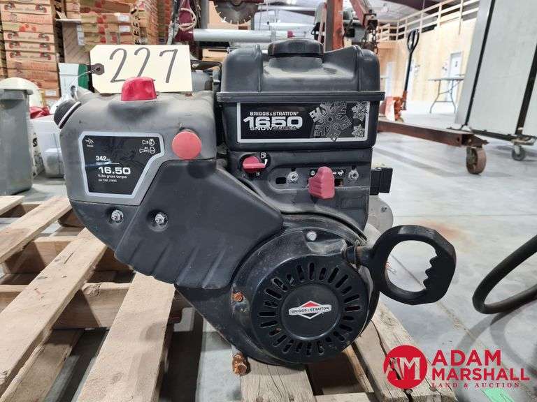 Briggs & Stratton 1650 Snow Series Engine - Adam Marshall Land ...