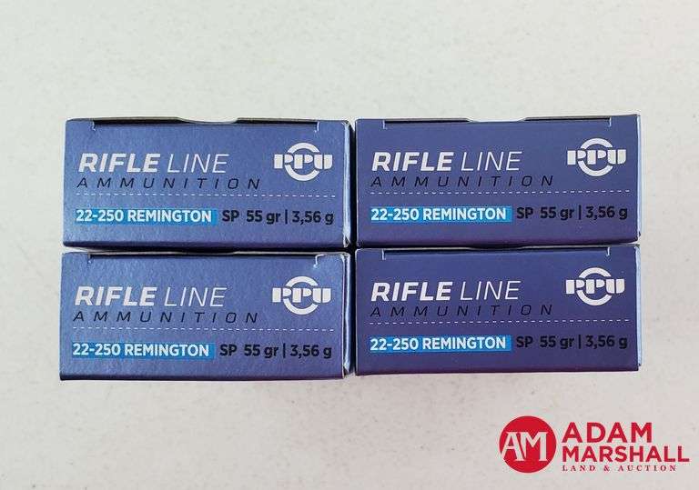 PPU Rifle Line 22-250 Rem - 55 Gr SP (4 X 20) - Adam Marshall Land ...