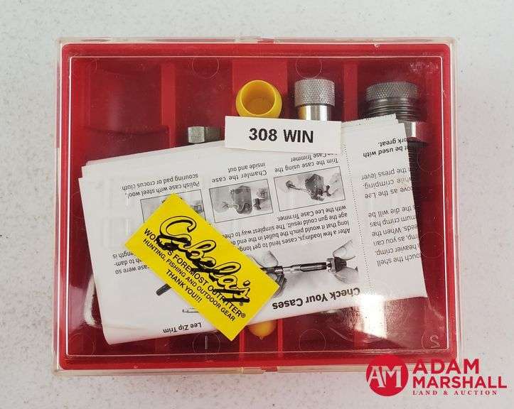 Lee 308 Win Reloading Die Set - Adam Marshall Land & Auction, LLC