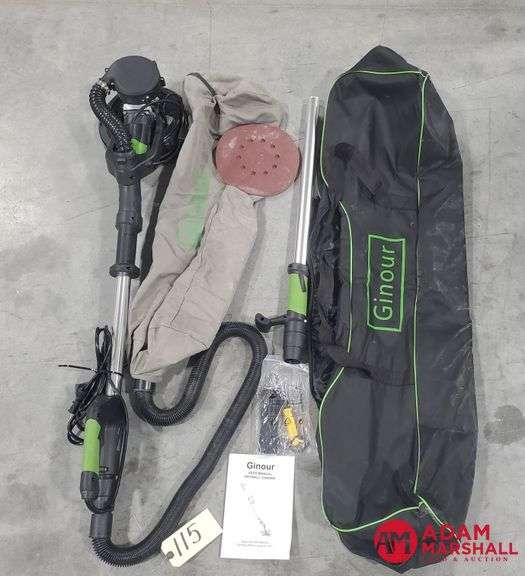 Ginour Drywall Sander TPK-PTO12US with Extension, Grinding Discs ...