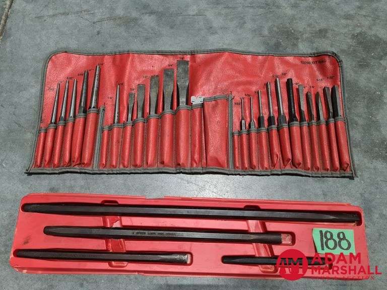 Snap-On PPC270AK Punch and Chisel Set and Additional (4) Punches - Adam ...