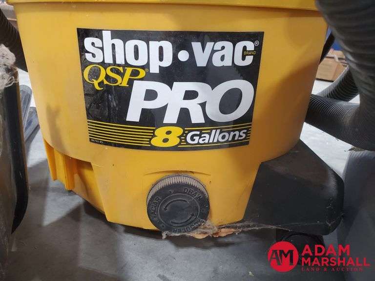 8-Gallon Shop-Vac with Attachments & 2.5-Gallon Husky Wet/Dry Vac ...