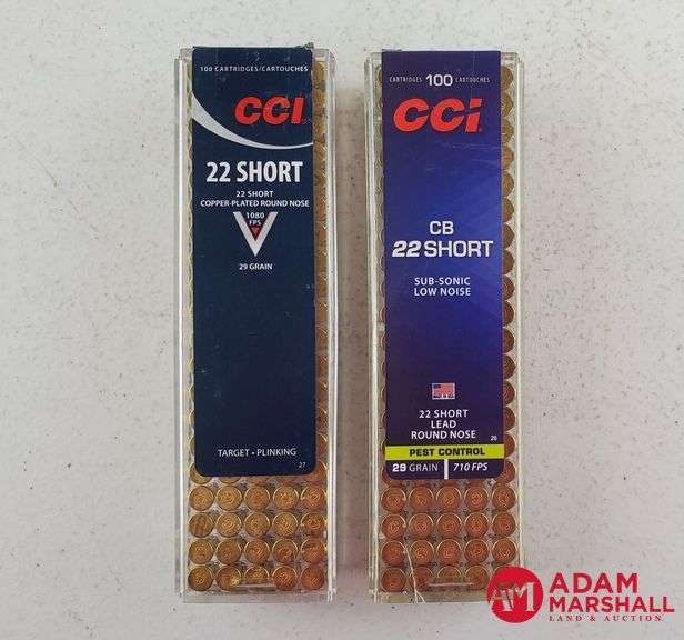 CCI 22 Short - 29 Gr: CB Pest Control Lead RN (1 X 100) + Copper-Plated ...